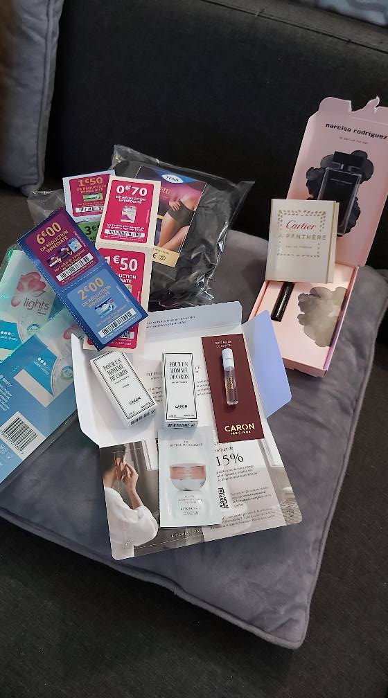 Echantillons gratuits à recevoir disponibles cette semaine