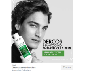 Échantillon gratuit : un shampoing anti-pelliculaire Dercos DS